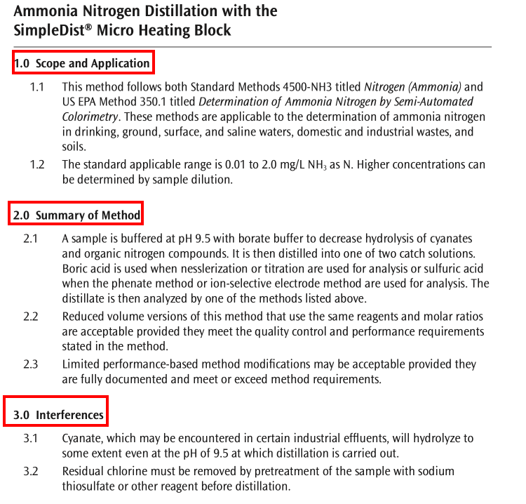 Hệ thống chưng cất xác định tổng Ammonia EPA method 335.4